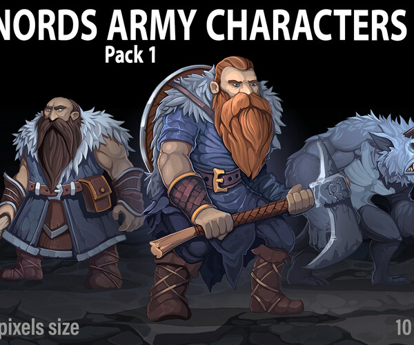 ArtStation - Nords Army Characters | Game Assets