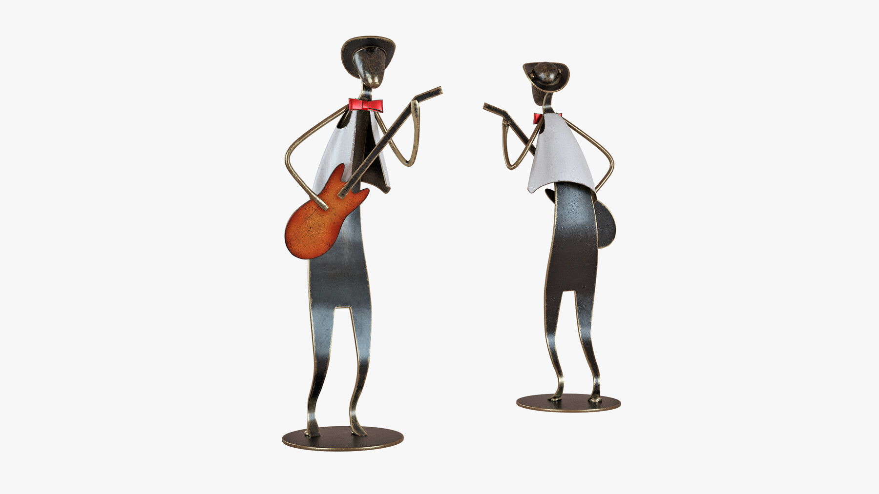 ArtStation - The set of five statuettes of jazz musicians. | Resources