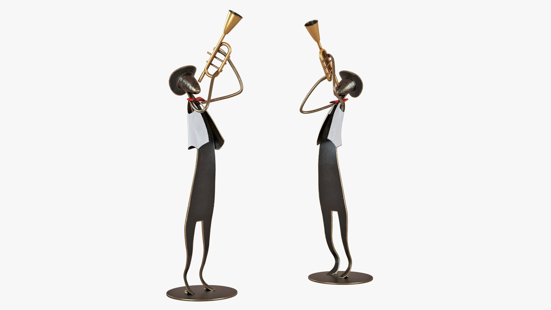 ArtStation - The set of five statuettes of jazz musicians. | Resources