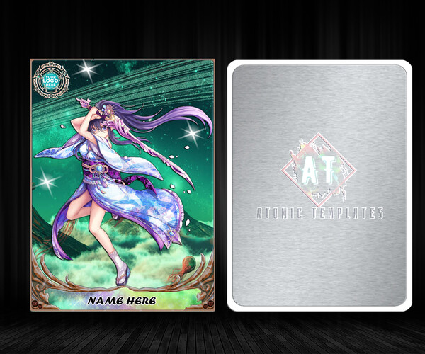 ArtStation - Anime game card template Vol6 | Artworks