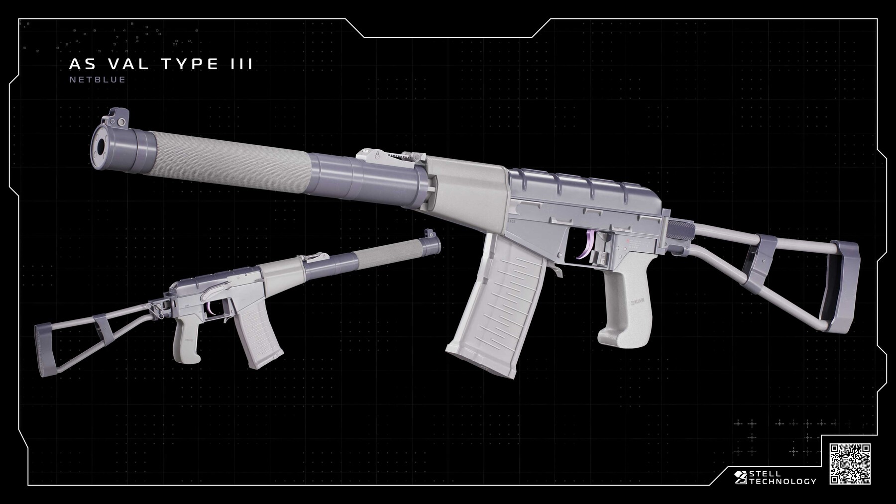 ArtStation - AS VAL TYPE III | STELL TECH | Game Assets