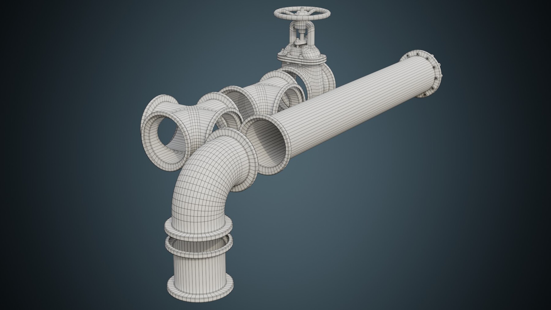 ArtStation - Industrial Pipes 6A | Game Assets