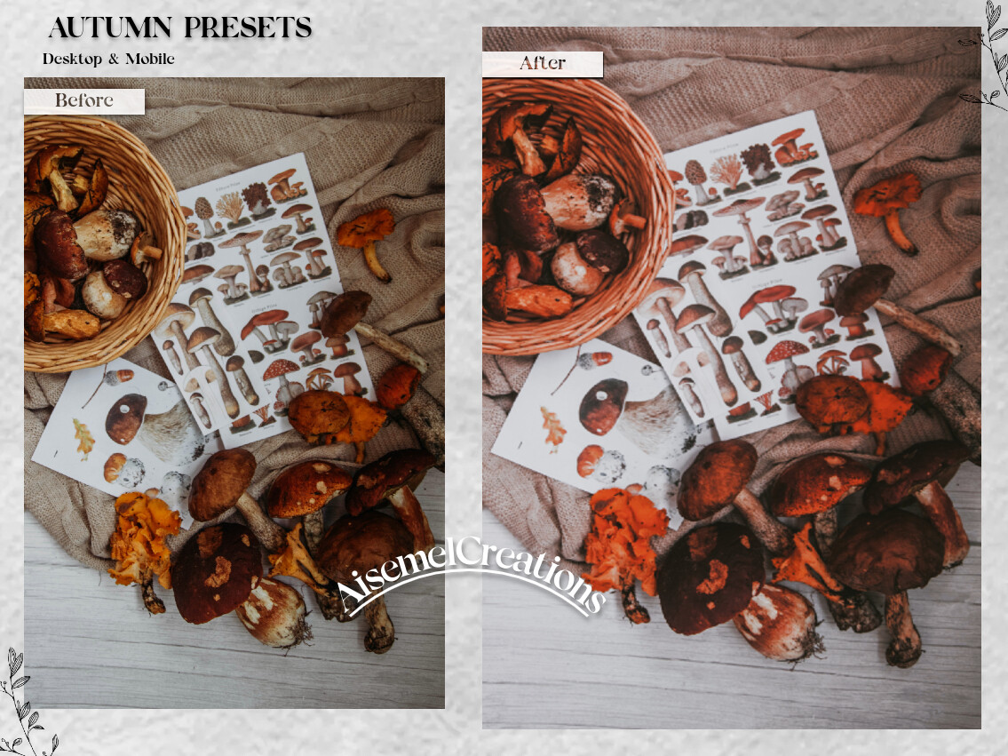 ArtStation - 10 Autumn Lightroom Mobile & Desktop Preset | Artworks