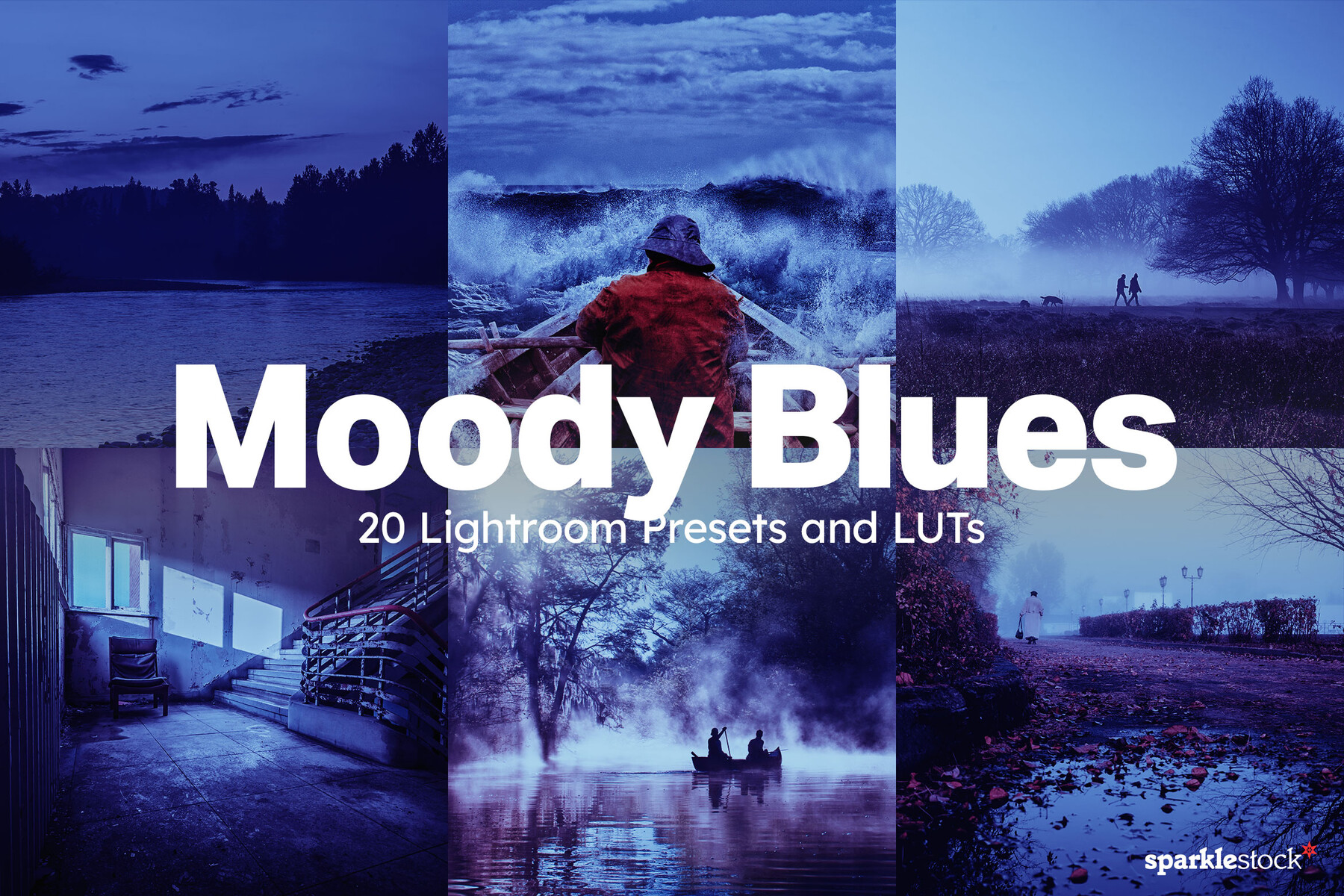 ArtStation - Moody Blues - 20 LUTs and Lightroom Presets | Artworks