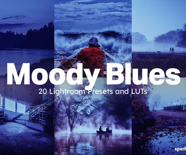 ArtStation - Moody Blues - 20 LUTs and Lightroom Presets | Artworks