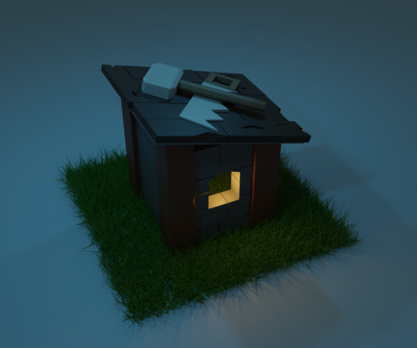 ArtStation - builder's hut | Resources