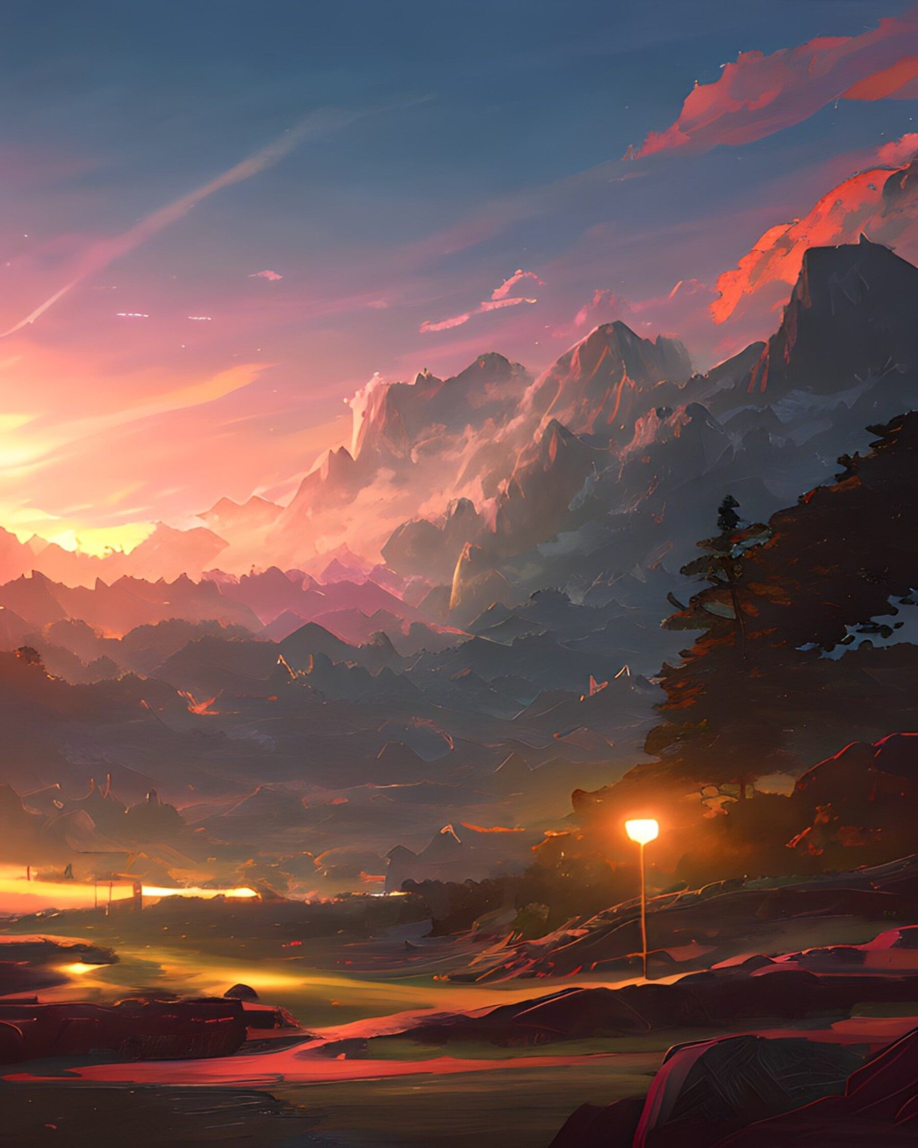 ArtStation - Fantasy sunset | Artworks