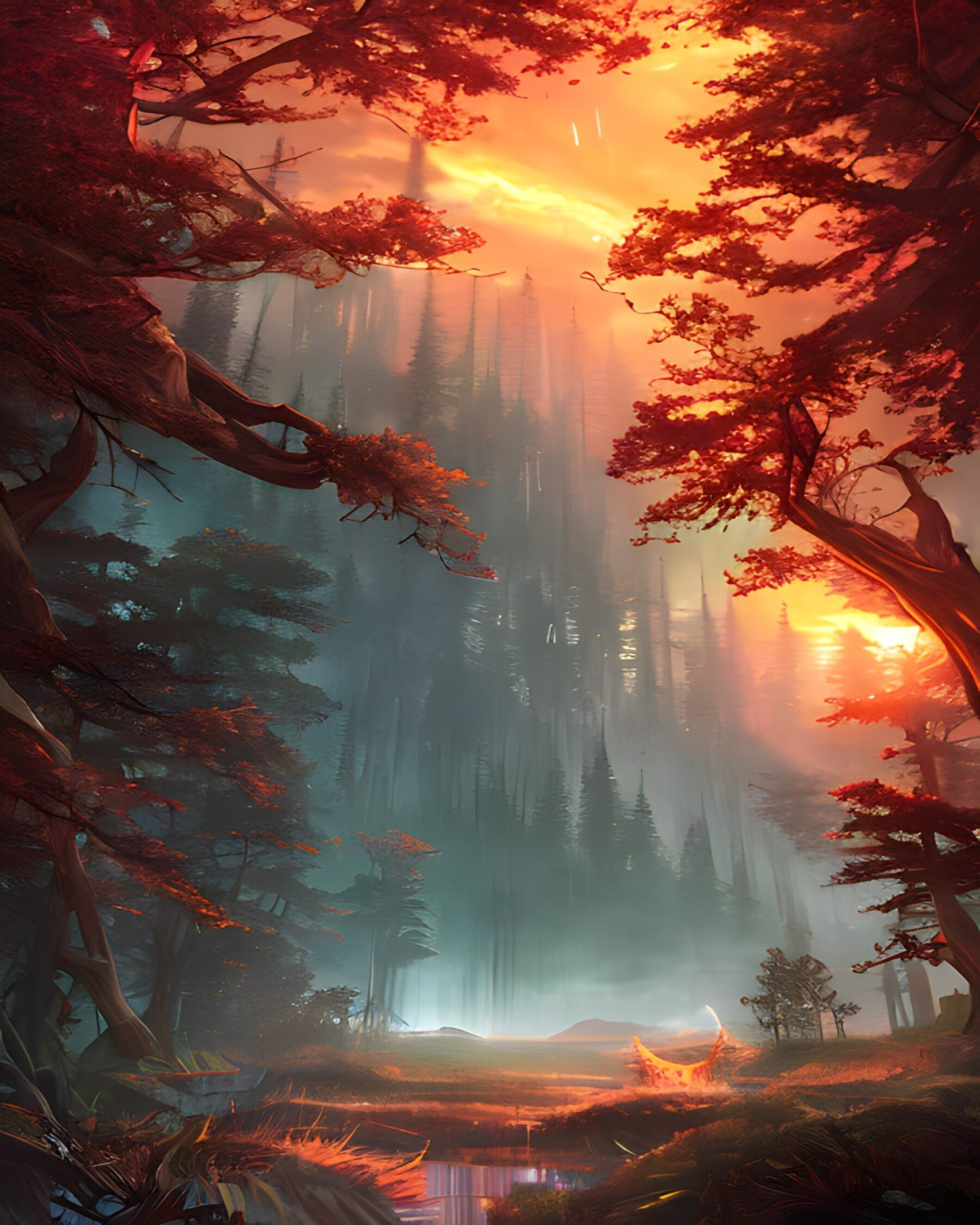 ArtStation - mystical forest | Artworks