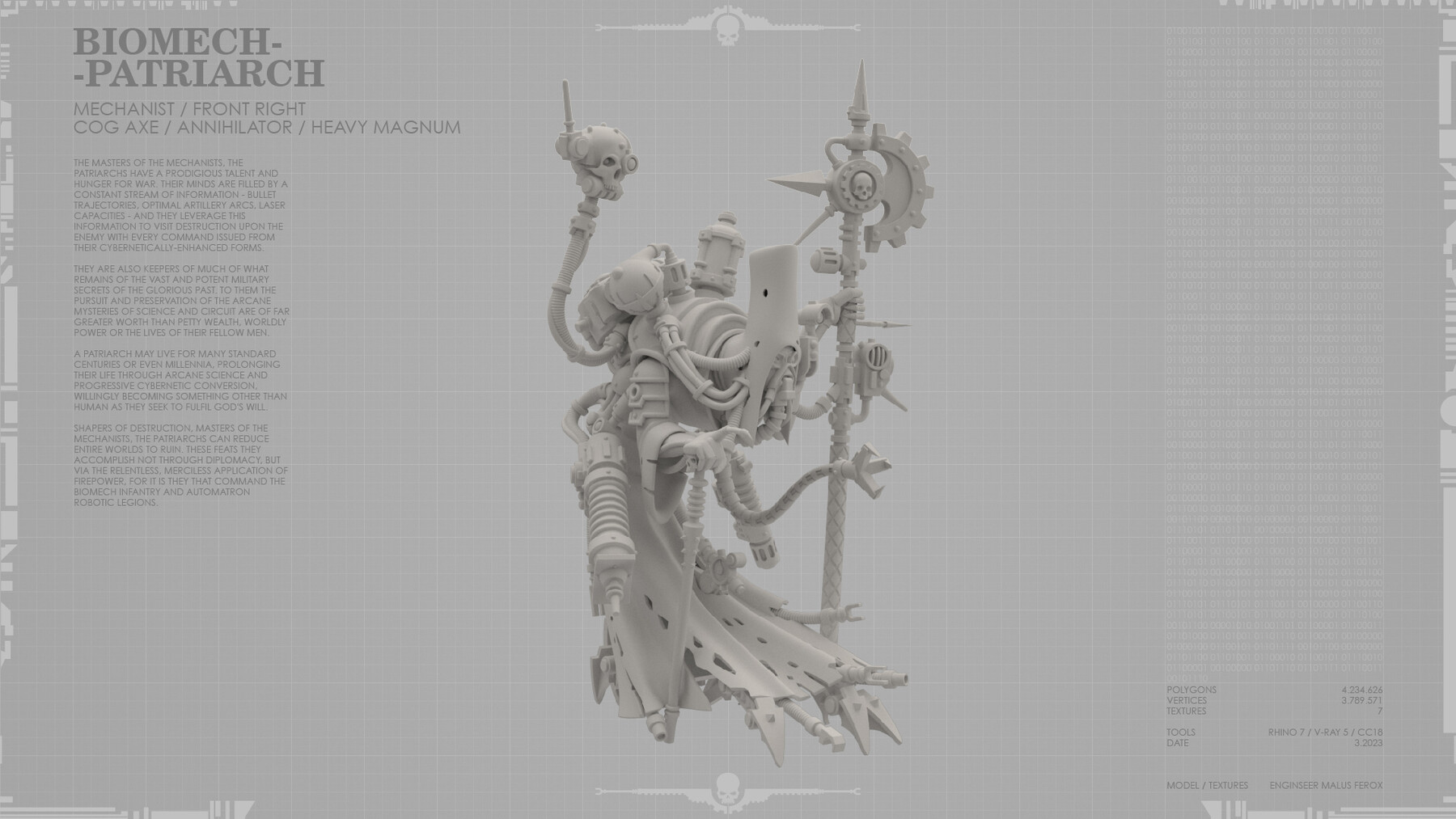 ArtStation - Biomech-patriarch | Resources