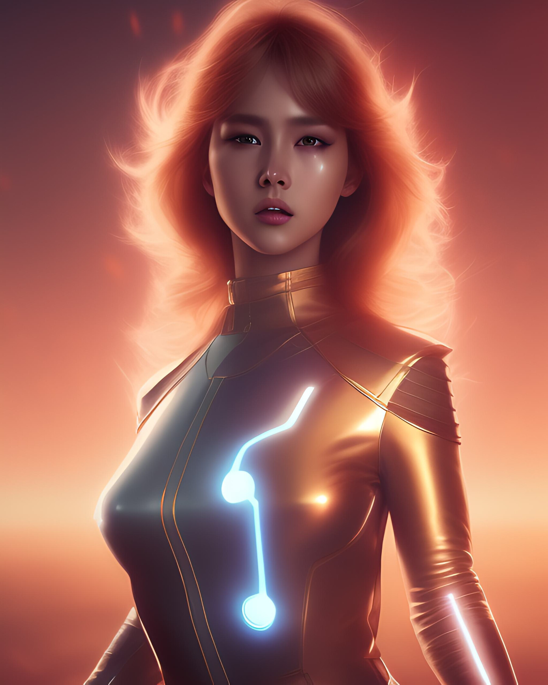 ArtStation - CUTE GIRL FUTURISTIC VOL 2 PACK -10 pcs | Artworks