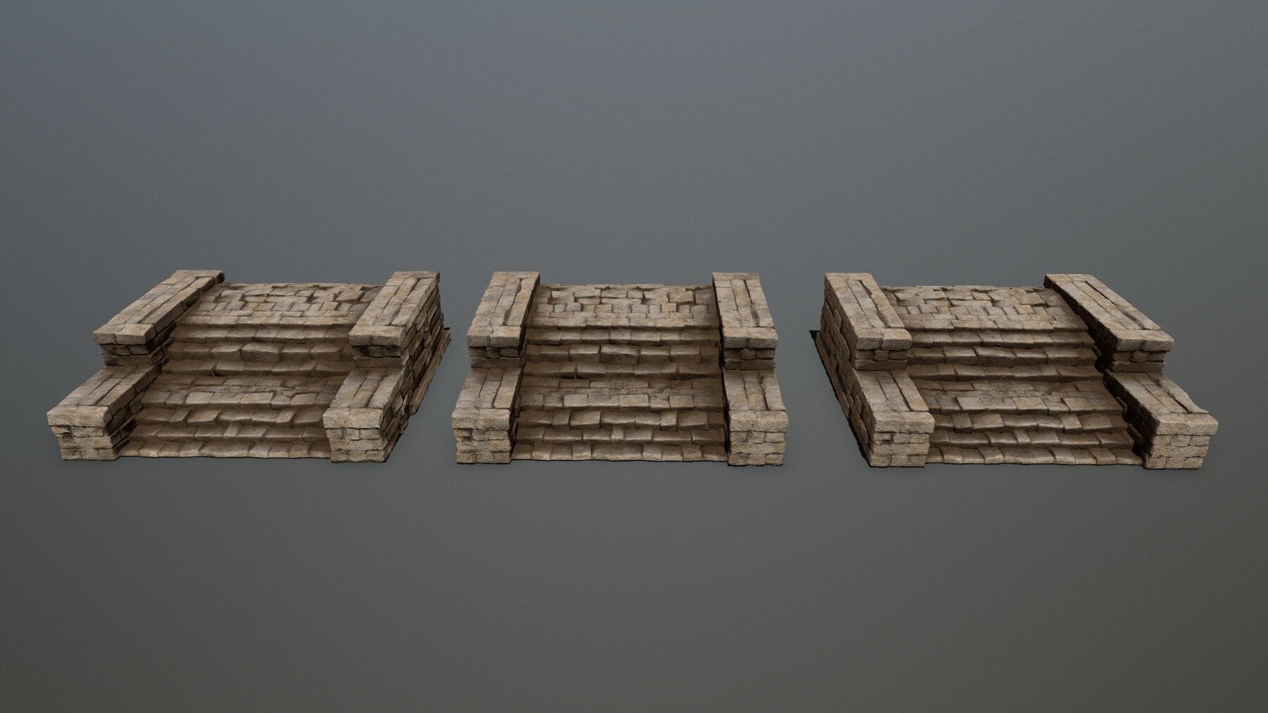 ArtStation - Ruin Stairs | Game Assets