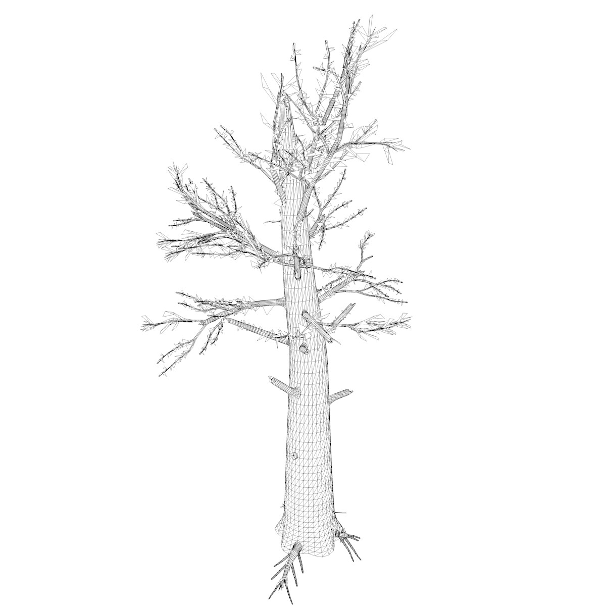ArtStation - Burnt Tree #05 - High Poly Tree (3D Model) | Game Assets