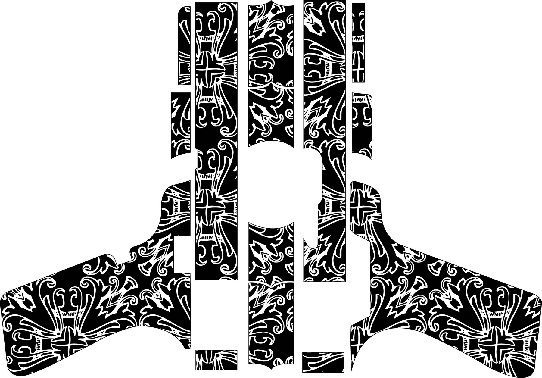 ArtStation - Glock 23 Gen 4 Gun Design Custom, Ai, Vector, SVG, DXF ...