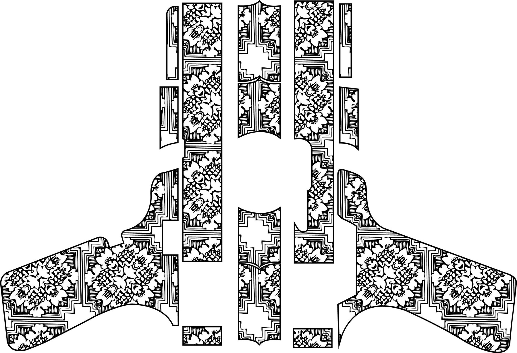 ArtStation - Glock 23 Gen 4 Gun Design Custom, Ai, Vector, SVG, DXF ...