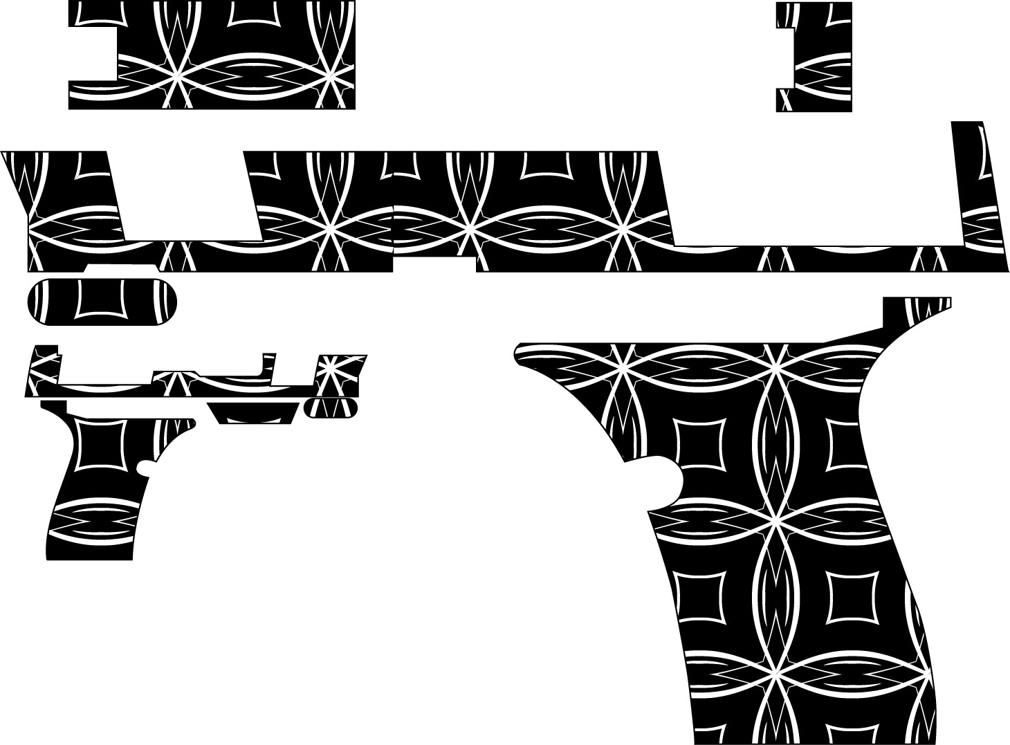 ArtStation - Springfield Hellcat Hand Gun, America Theme Design Custom ...