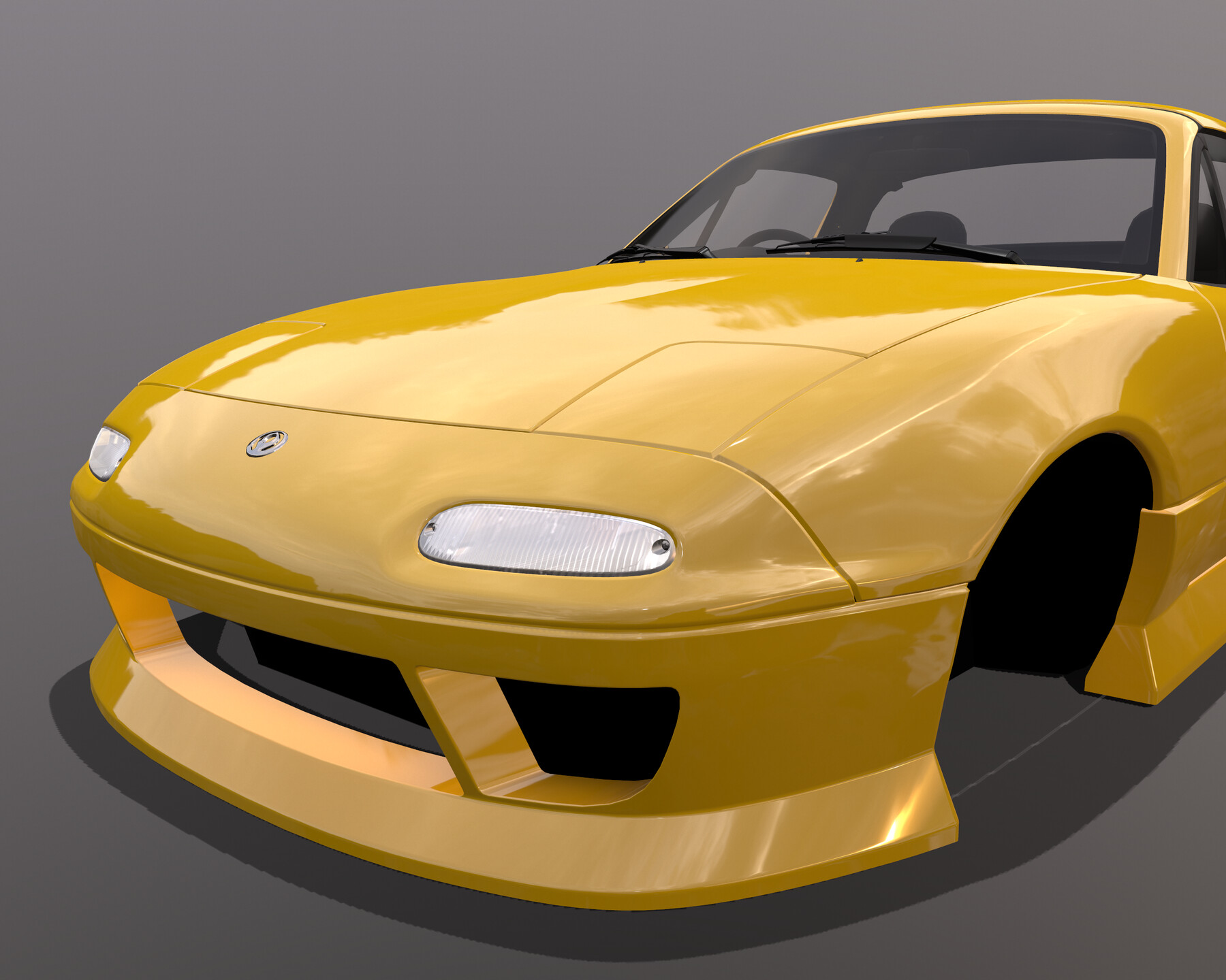 ArtStation - Mazda MX-5 Miata Arios Type 1 bodykit | Game Assets