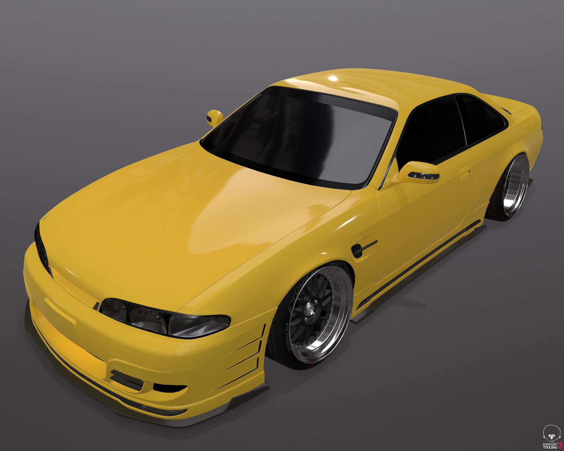 ArtStation - Nissan Silvia S14 326 Power 3D-Star bodykit | Game Assets
