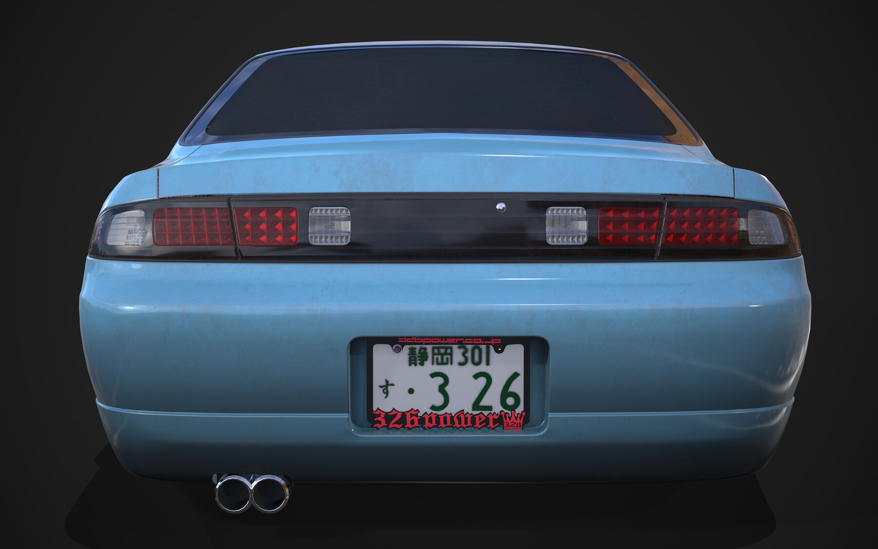 ArtStation - Nissan Silvia S14 326 Power DLux bodykit | Game Assets