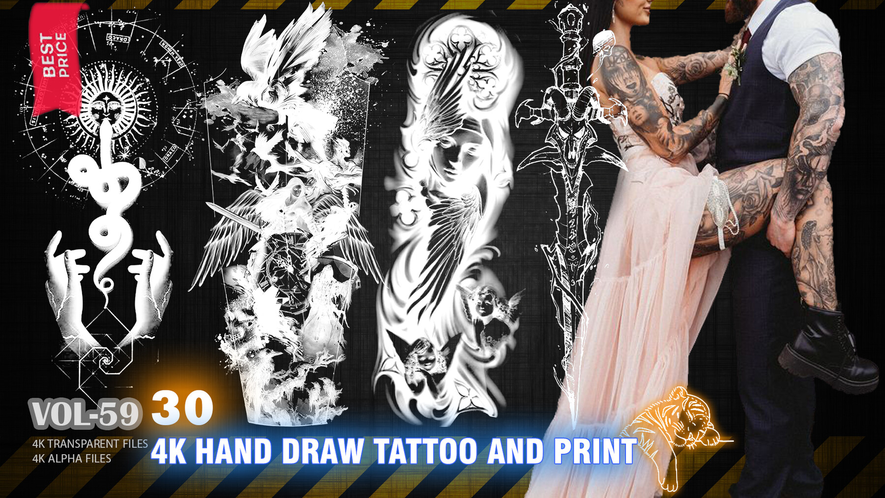 ArtStation - 30 4K HAND DRAW TATTOO AND PRINT HIGH END QUALITY ...