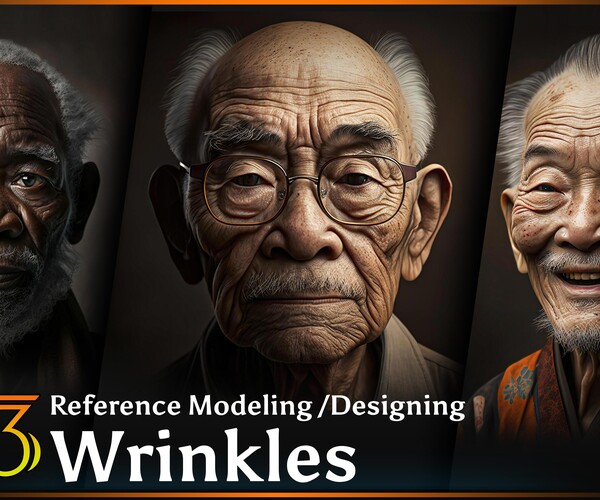 ArtStation - 203 Wrinkles Reference modeling /Designing Vol 02 | Artworks