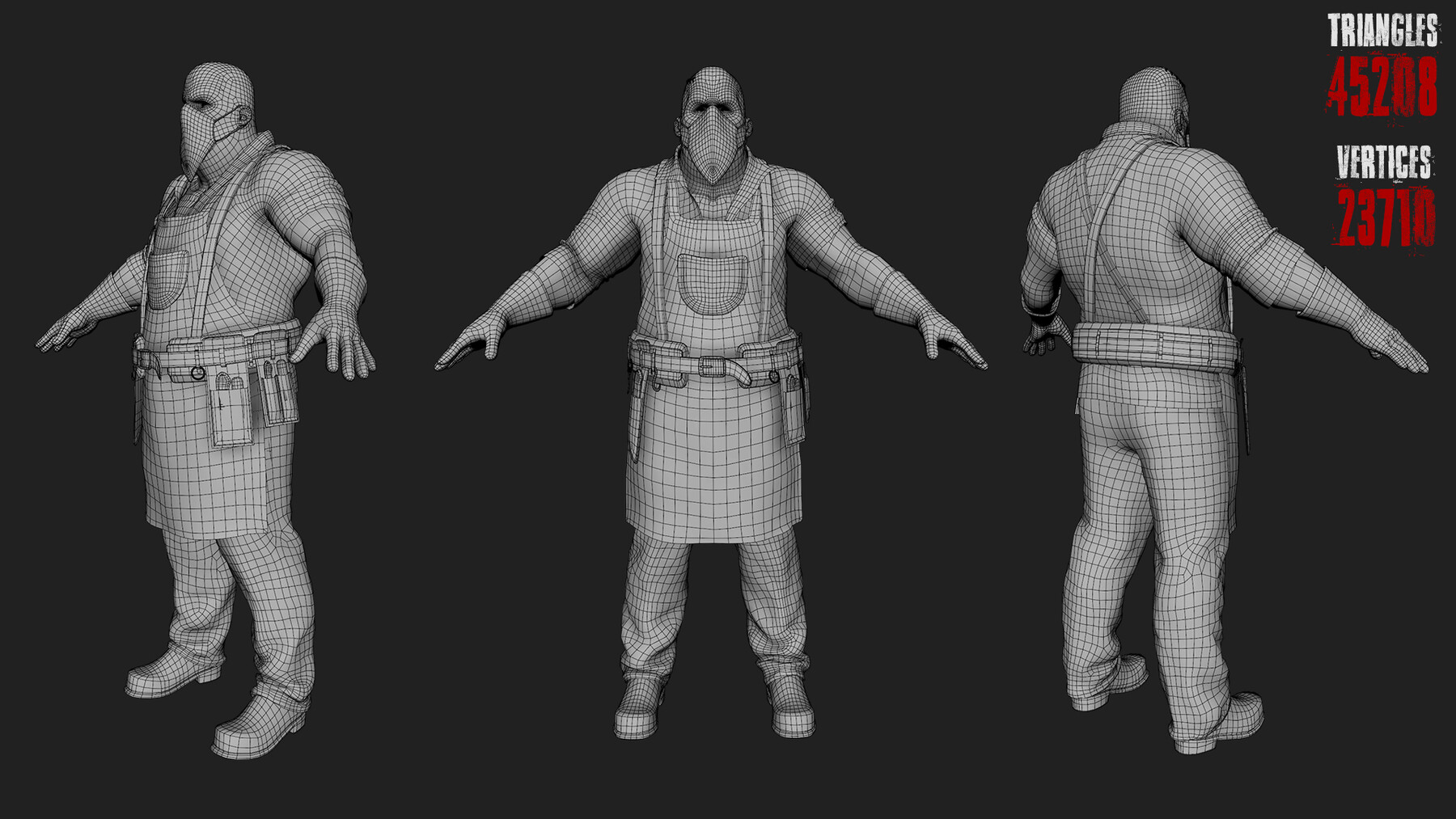 ArtStation - Brutal Butcher (Unreal Engine, Unity, .fbx and textures ...