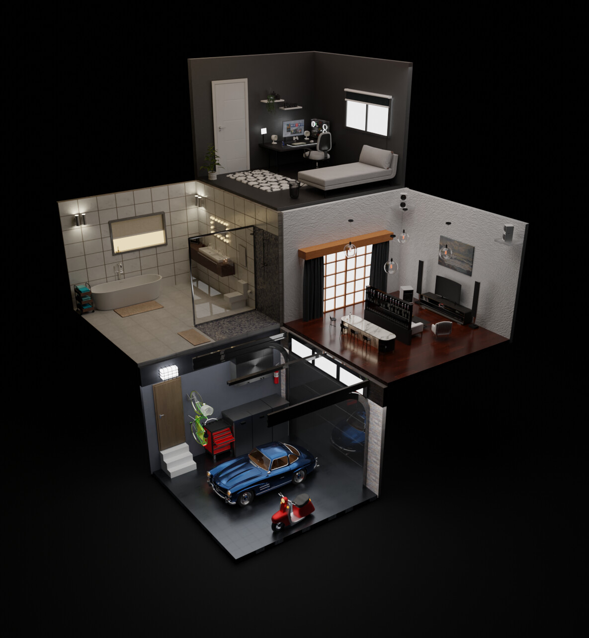 ArtStation - Cool Weird House | Resources