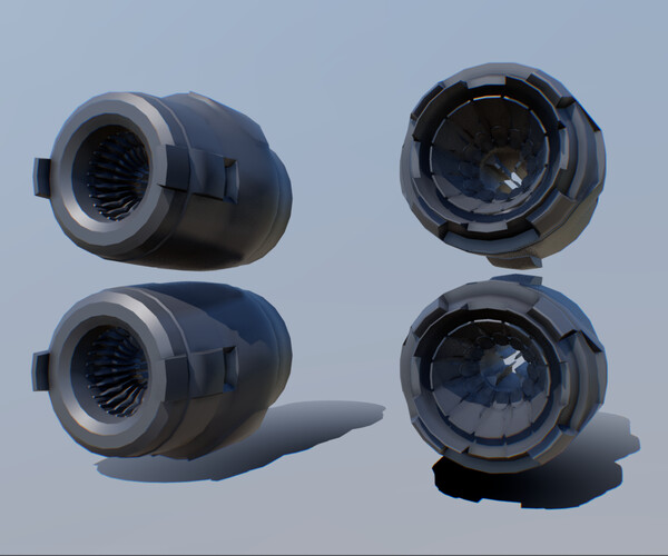 ArtStation - thrusters thr_3 | Game Assets