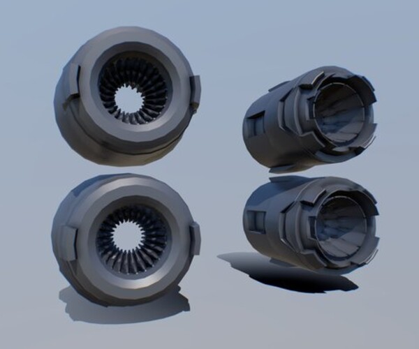 ArtStation - thrusters thr_3 | Game Assets