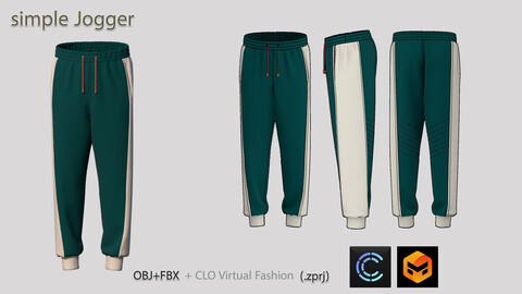 ArtStation - Jogger marvelous designer | Resources