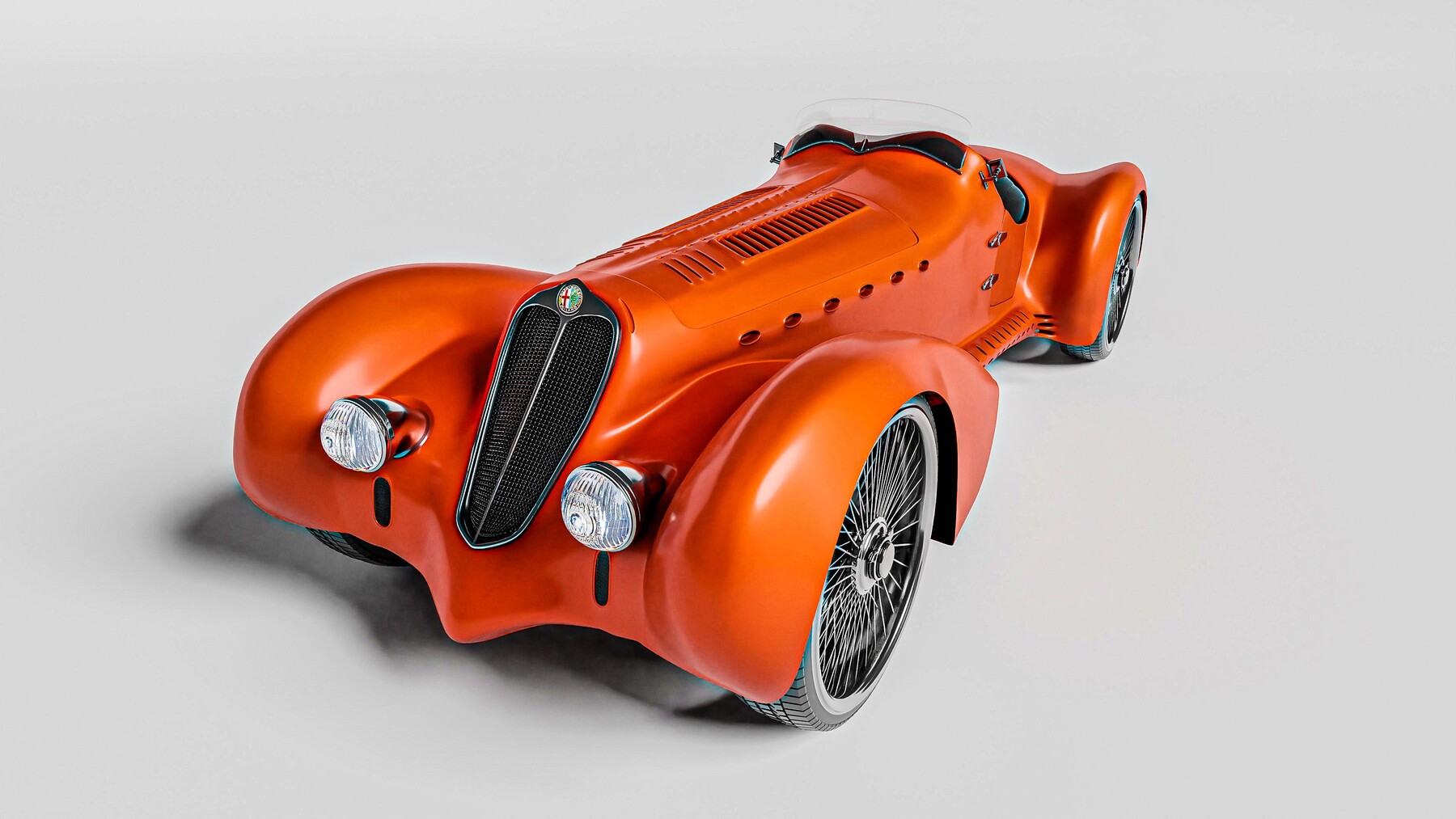 ArtStation - car (alfa romeo 8c 2900) | Game Assets