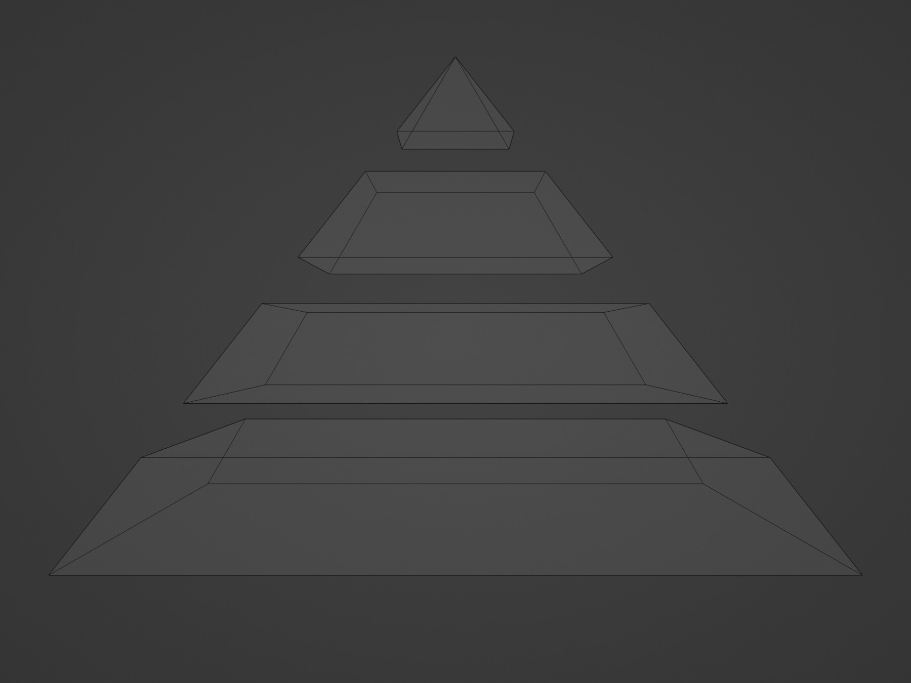 ArtStation - Pyramid Separated in 4 Parts | Game Assets