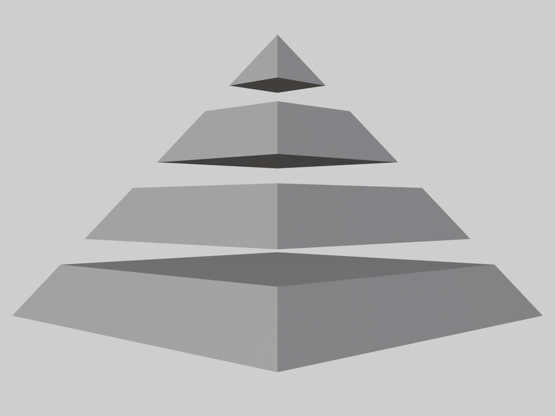ArtStation - Pyramid Separated in 4 Parts | Game Assets