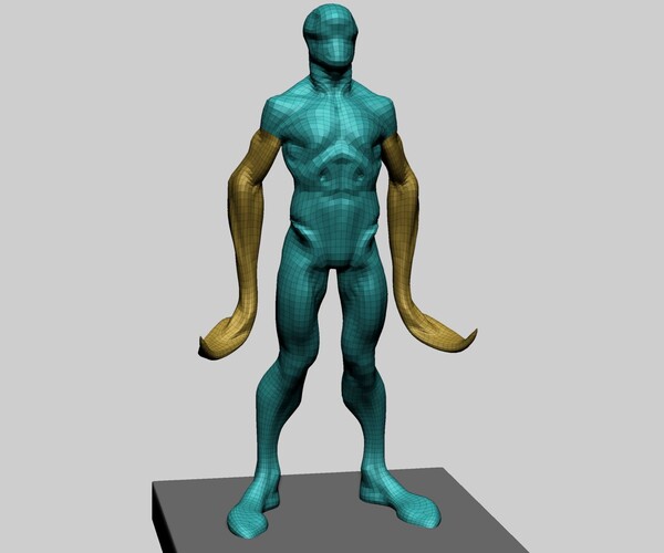 ArtStation - Creature Body Form A | Resources