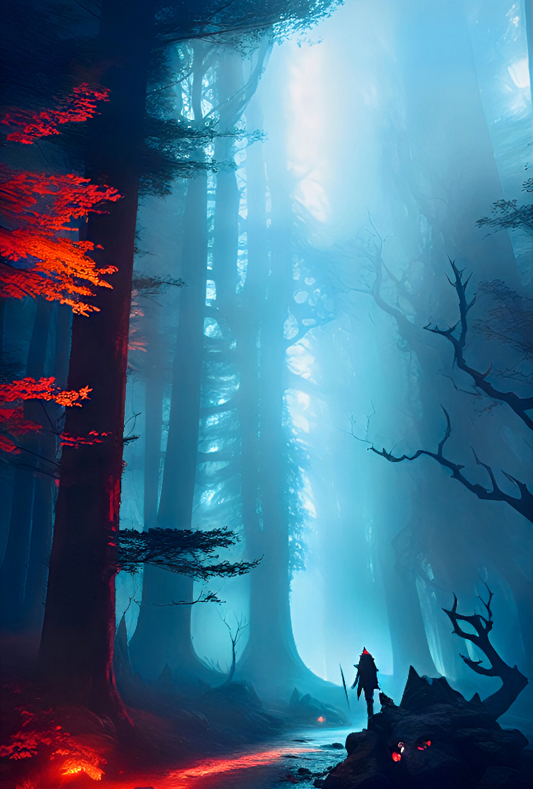 ArtStation - Ethereal Path: A Mystical Journey Through the Woods | Artworks