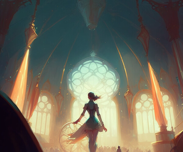 ArtStation - Showtime Spectacular: A Vibrant Digital Painting of Circus ...