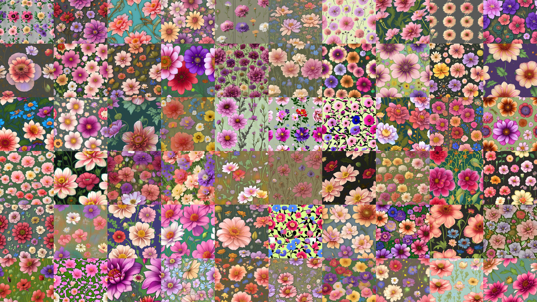 ArtStation - 300x (AI) Flowers Textures - 4K | Artworks