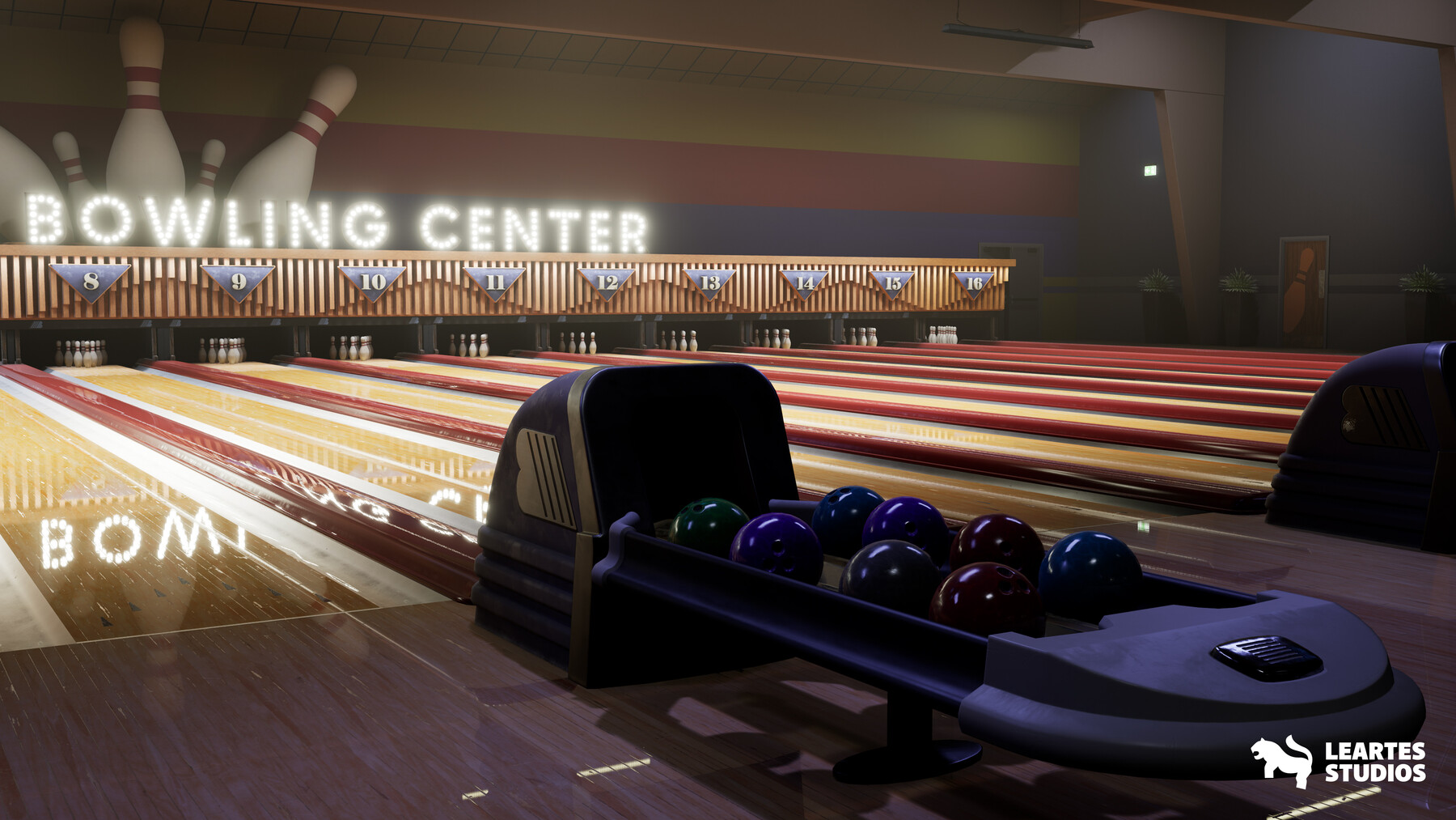 ArtStation - Bowling Alley | Game Assets