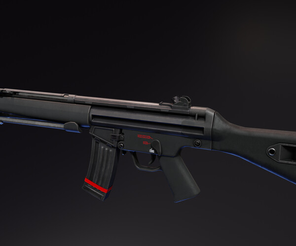 ArtStation - HK33 Assault Rifle | Game Assets