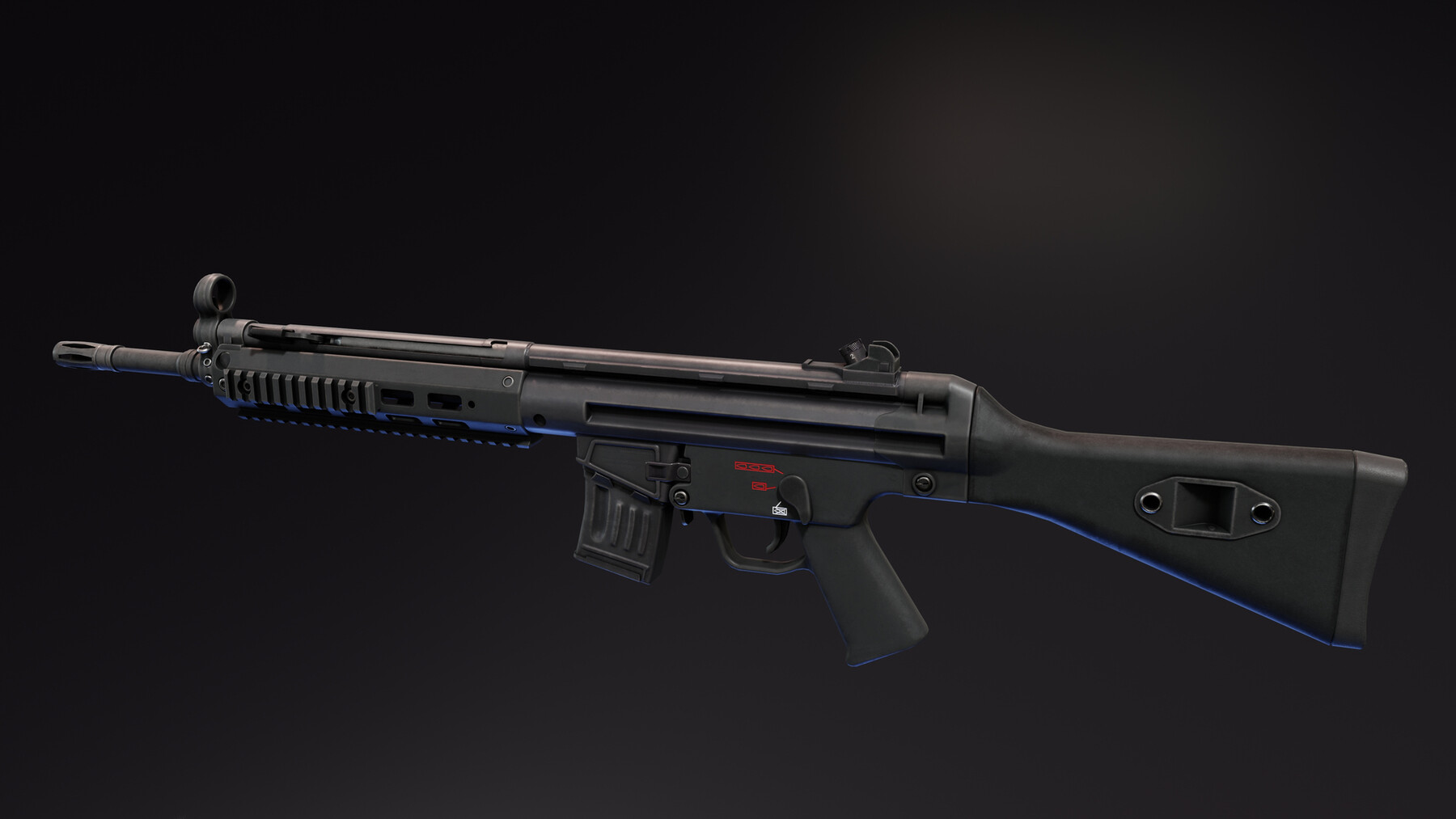 ArtStation - HK33 Assault Rifle | Game Assets