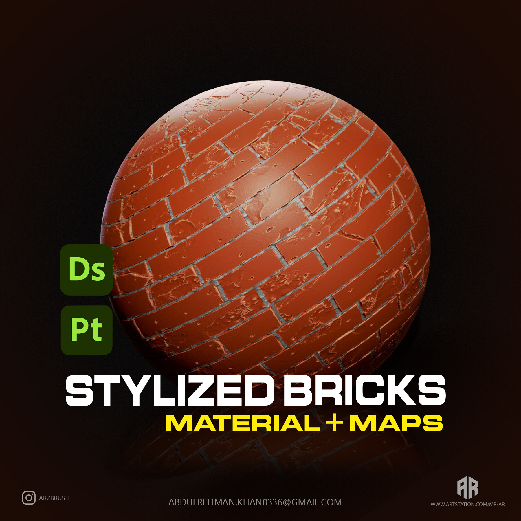 ArtStation - Stylized Bricks | Resources