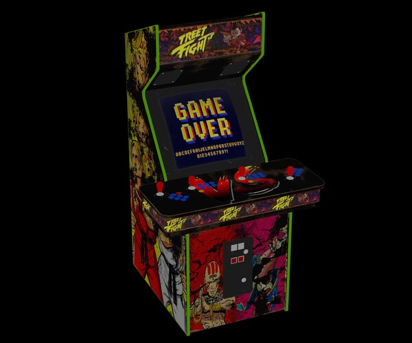 ArtStation - Arcade Game Machine - Game ready props | Game Assets