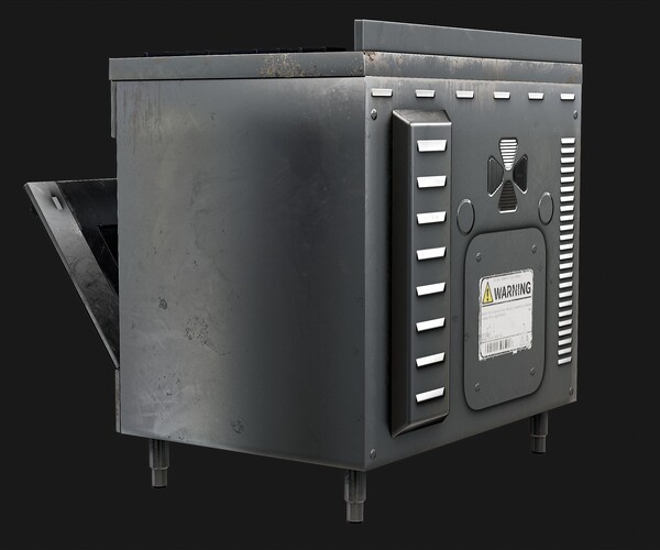 ArtStation - Gas Stove - Game ready props | Game Assets