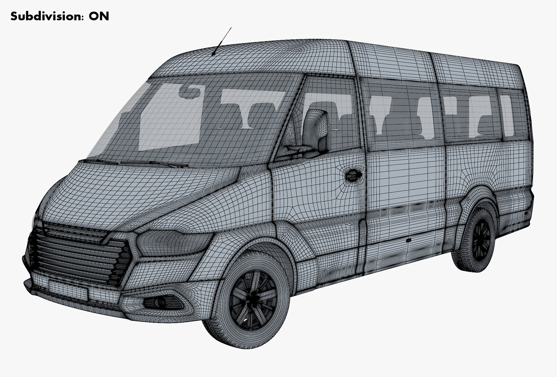 ArtStation - Generic Passenger Van M 2 | Resources
