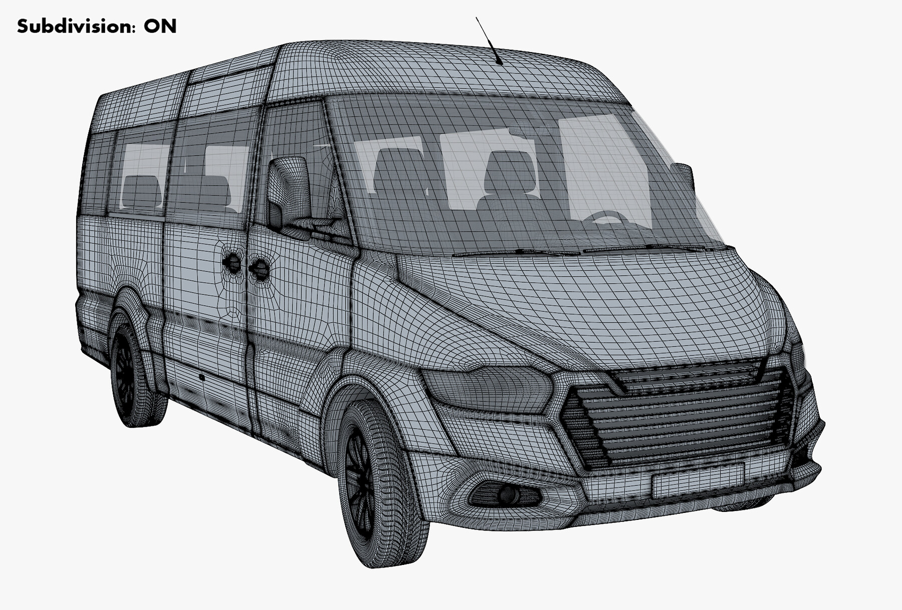 ArtStation - Generic Passenger Van M 2 | Resources