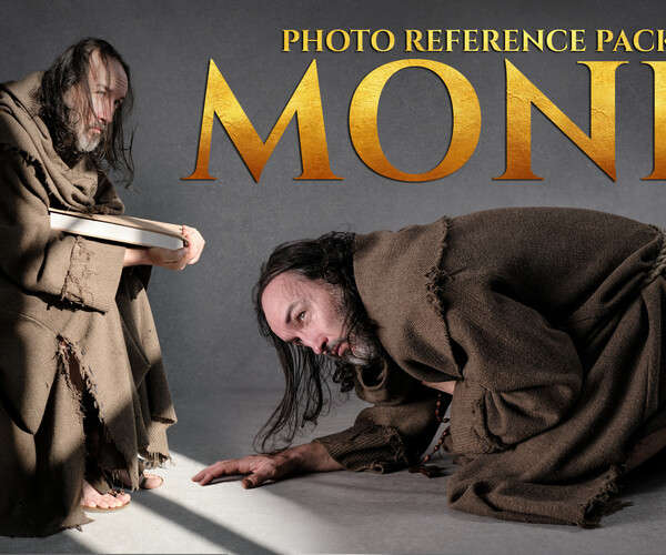 ArtStation - A Monk - Reference Photo Pack For Artists 642 JPEGs noAI ...