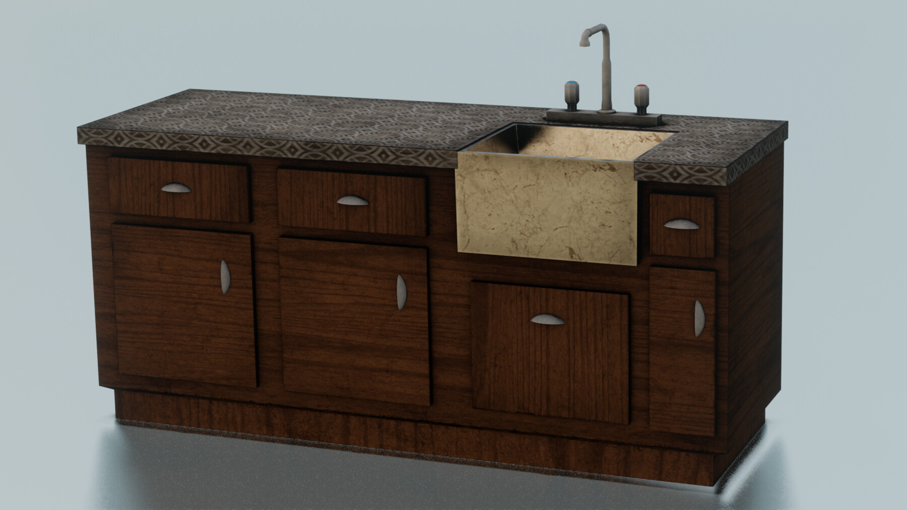 ArtStation - Faucet game ready 3D model | Game Assets