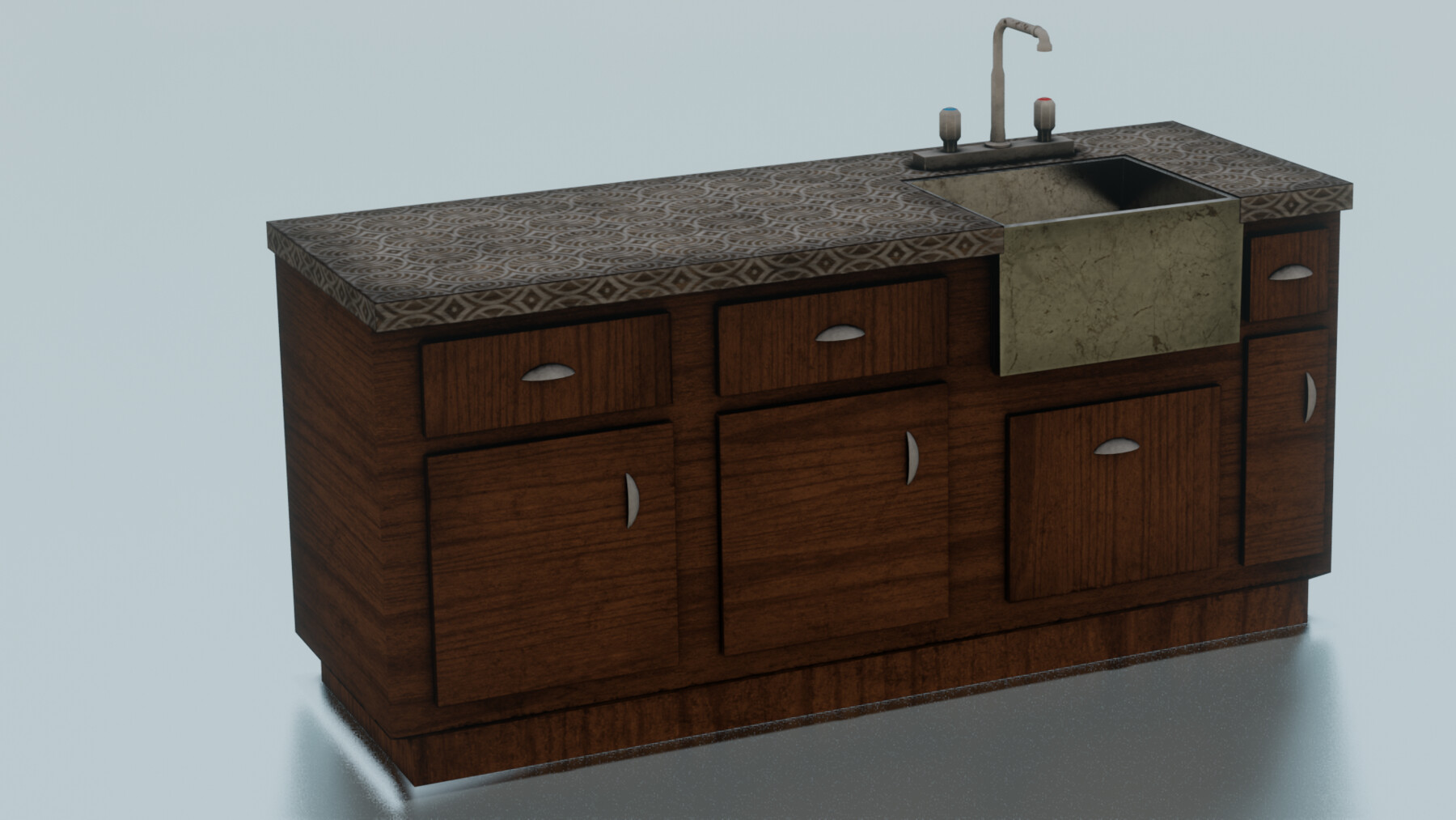 ArtStation - Faucet game ready 3D model | Game Assets