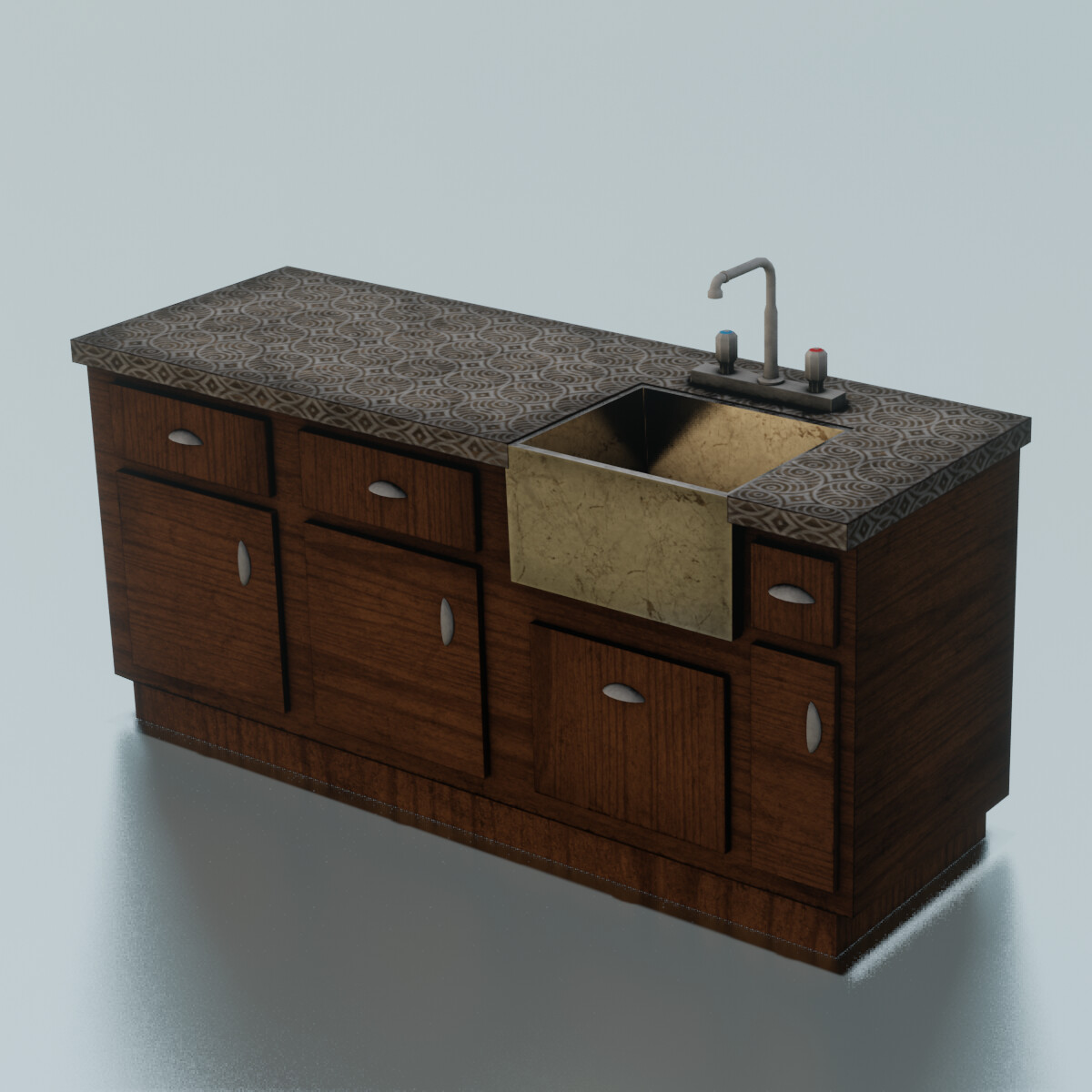 ArtStation - Faucet game ready 3D model | Game Assets