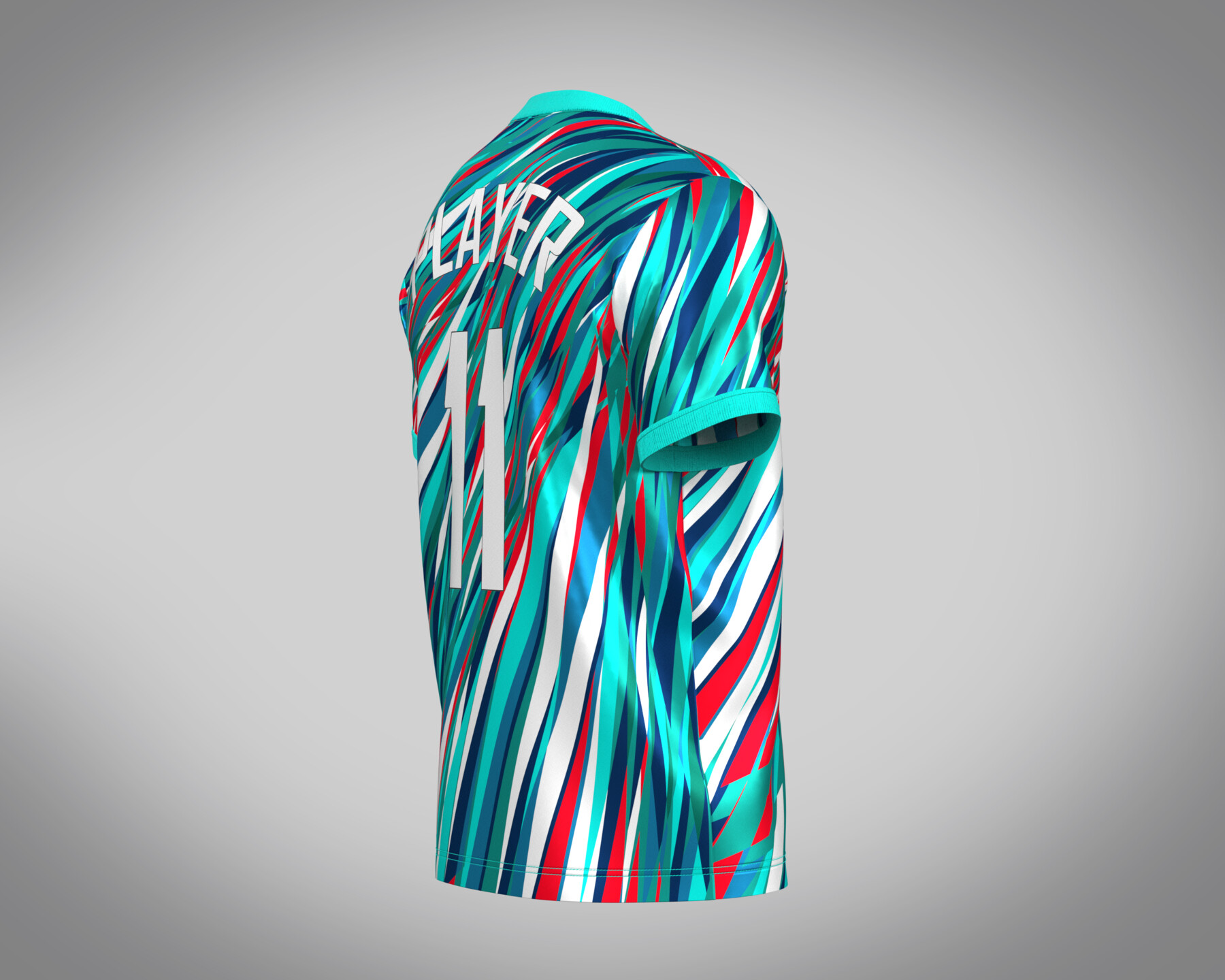 ArtStation - Soccer Football Multi color Jersey Player-11 | Resources