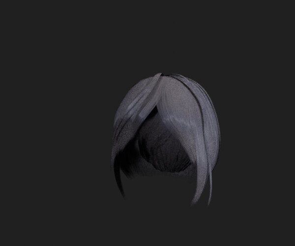 ArtStation - 3D Hair pack with 14 assets | Game Assets
